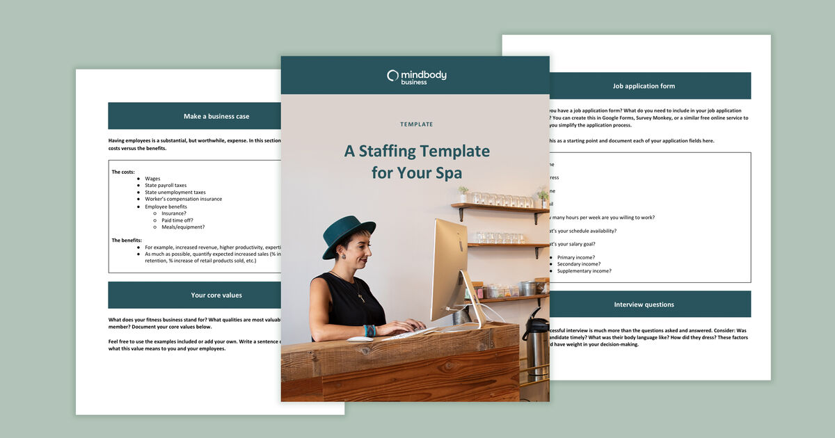 A Staffing Template for Your Spa | Mindbody