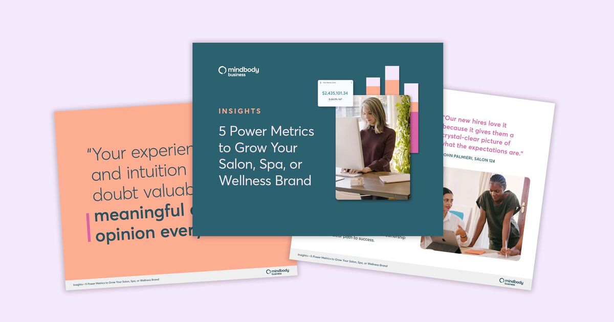 5 Power Metrics to Grow Your Salon, Spa, or Wellness Brand | Mindbody
