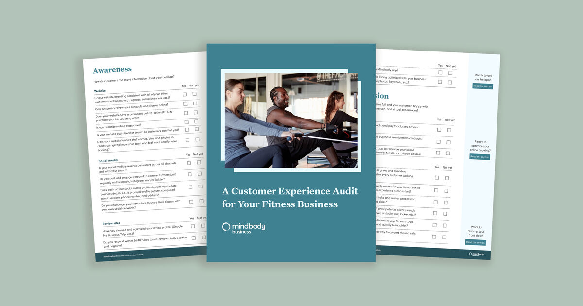 A Customer Experience Audit for Your Fitness Business | Mindbody