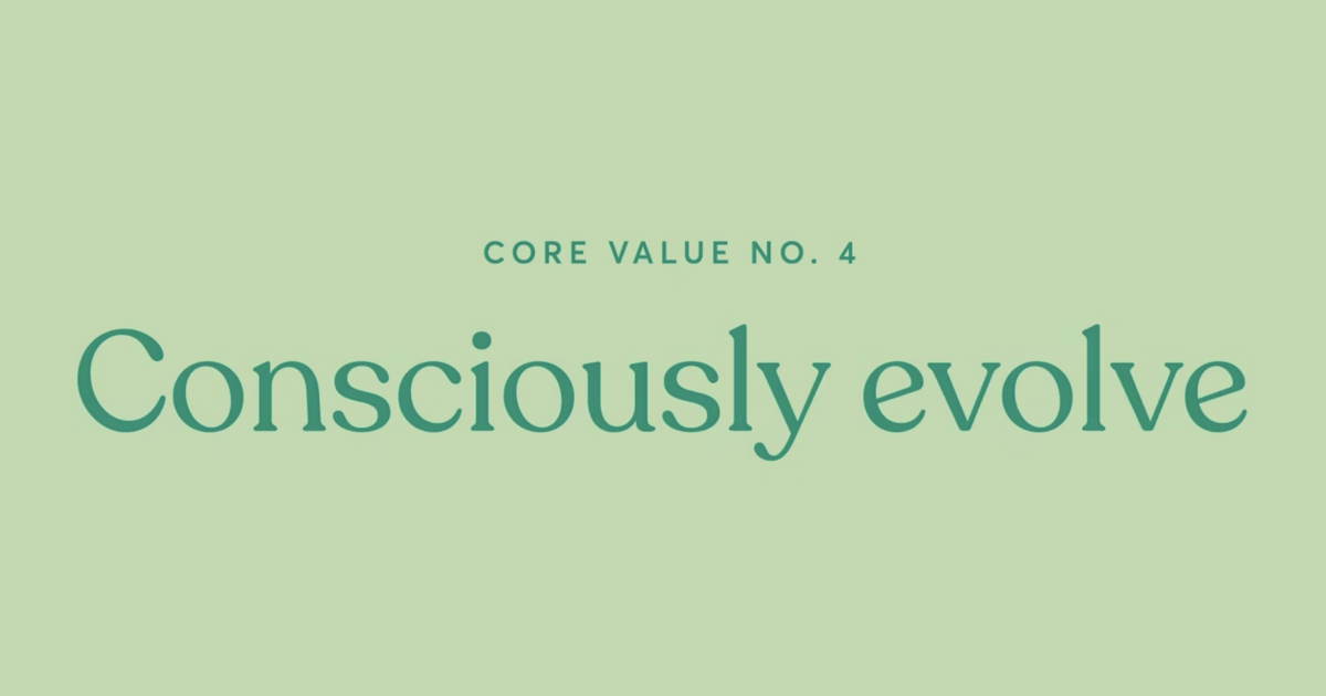 Core Values: Consciously Evolve | Mindbody