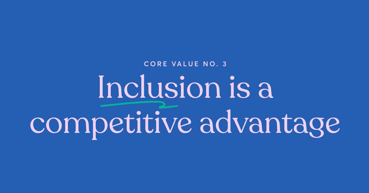Core Values: Inclusion is a Competitive Advantage | Mindbody
