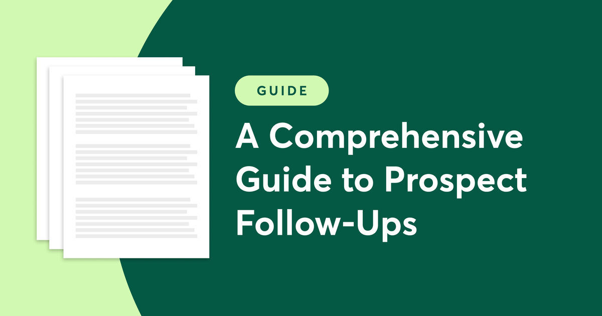 A Comprehensive Guide to Prospect Follow-Ups | Mindbody